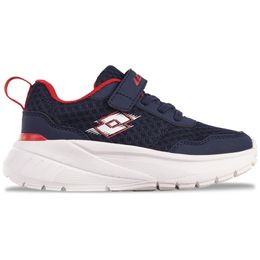 Lotto Kinder Sneaker, Gr. 28, blau, Kunstfaser, Synthetik, mehrfarbig, Schuhe, - extra leicht & bequem