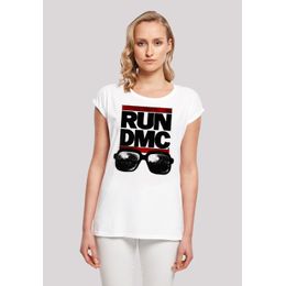 F4NT4STIC Damen T-Shirt "Run DMC Glasses NYC", wei&szlig;, Gr. 4XL, Obermaterial: 100% Baumwolle, Shirts, Premium Qualit&auml;t