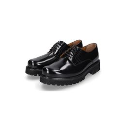Henry Stevens Herren Schn&uuml;rschuh "Harry PD", Gr. 43schwarz, Kalbsleder, Schuhe, Herren Businessschuh Schn&uuml;rschuh hangefertigt, Lederschuh