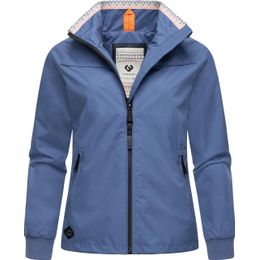 Ragwear Damen Outdoorjacke "Apola", blau, Gr. M, Au&szlig;enmaterial: 100% Polyester; Innenfutter: 100% Polyester, Jacken, Wasserdichte Damen