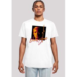 F4NT4STIC Damen T-Shirt "David Bowie Photo Angle 90s", wei&szlig;, Gr. S, Obermaterial: 100% Baumwolle, Shirts, Herren,Premium