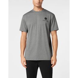 Plein Sport Herren T-Shirt "Rundhals-T-Shirt", schwarz, Gr. XXXL, Obermaterial: 47% Polyamid, 40% Polyester, 13% Elasthan, Shirts