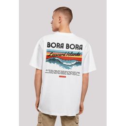 F4NT4STIC Herren T-Shirt "Bora Bora Leewards Island", wei&szlig;, Gr. S, Obermaterial: 100% Baumwolle, Shirts, Print