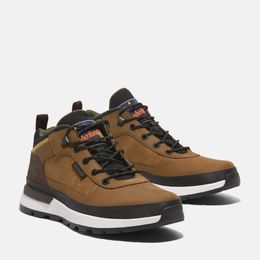 Timberland Damen Wanderschuh "FIELD TREKKER MID LACE UP SNEAKER", Gr. 41, braun, Leder, Synthetik, Schuhe, Wintersneaker, Sneaker, Winterschuhe