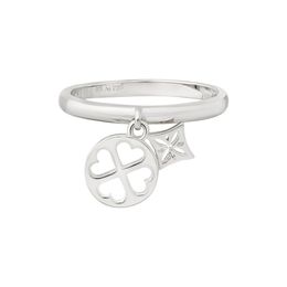 CAI CA&Iuml; Damen Fingerring "925 Silber rhodiniert Anh&auml;nger Cut-outs", 052 (16,6), Silber 925 (Sterlingsilber), wei&szlig;, Silber 925 (Sterlingsilber),