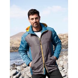 Catamaran Herren Outdoorjacke, blau, Gr. 50, gemustert, mehrfarbig, unifarben, 100% Polyester, Wattierung:100% Polyester, Jacken