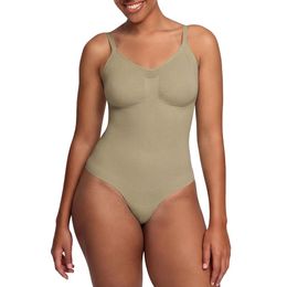 Cfab (formerly Creamy Fabrics) Shaping Bodysuit 'Sculpting Shapewear mit String' female Green size XS