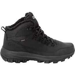 Jack Wolfskin Herren Outdoorwinterstiefel "EVERQUEST TEXAPORE MID M", Gr. 40, schwarz, Leder, Textil, Schuhe, Winterboots, Snowboots, Winterschuhe,