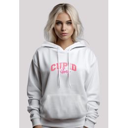 F4NT4STIC Damen Kapuzenpullover "Cupid Vibes Valentinstag Amor", wei&szlig;, Gr. XL, Obermaterial: 65% Baumwolle, 35% Polyester, Pullover, Premium Qualit&auml;t