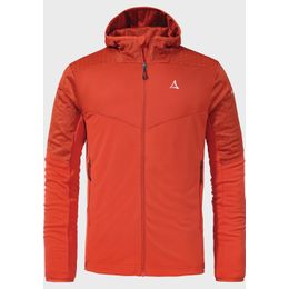Sch&ouml;ffel SCH&Ouml;FFEL Herren Fleecejacke "Fleece Hoody Svardalen M", orange, Gr. 56, Oberstoff Rumpf oben: 100% Polyester Oberstoff Rumpf unten: 100% Polyester,
