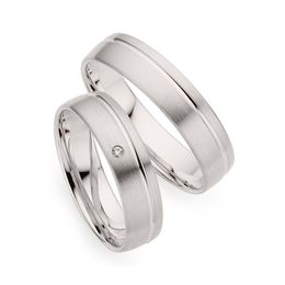 Phoenix PH&Ouml;NIX Damen Trauring "Schmuck Geschenk Silber 925 Trauring Ehering LIEBE versch. Varianten", 55, ohne Brillant, Silber 925 (Sterlingsilber), 5mm,