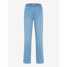 Raphaela by Brax Damen Five-Pocket-Hose Style CARINA FUN BLEACHED LIGHT BLUE SLIGHTUSED, denim hellblau, Gr. 36