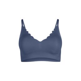 Skiny Damen Bustier "Micro Essentials", Gr. 36vintage indigo, Obermaterial: 72% Polyamid, 28% Elasthan, unifarben, Basic, BHs, herausnehmbare Pads,