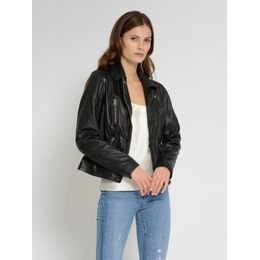 Maze Damen Lederjacke "4202245", schwarz, Gr. XXL, Obermaterial: 100% Lammleder. Futter: 100% Baumwolle. &Auml;rmelfutter: 100% Polyester, Jacken