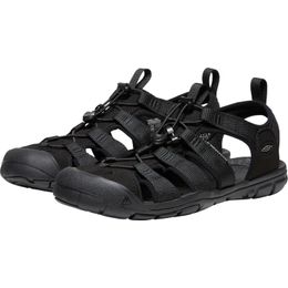 Keen Herren Sandale "CLEARWATER CNX", Gr. 42, schwarz, Synthetik, Schuhe