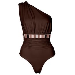 Sea Me Swim Swimsuit 'MONACO Ros&eacute;gold Edition' female Brown size M