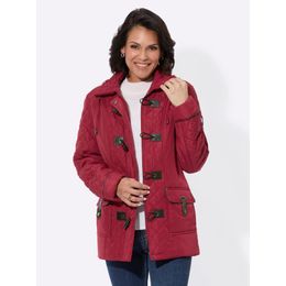 Casual Looks Damen Steppjacke, rot, Gr. 36, unifarben, 100% Polyester, Wattierung:100% Polyester, Jacken