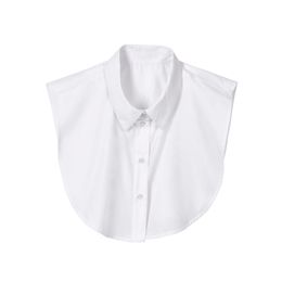 Classic Basics Damen Blusentop, wei&szlig;, Gr. 3, unifarben, 65% Polyester, 35% Baumwolle, Blusen