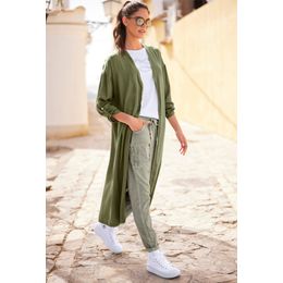 Heine Damen Schlupfhose, gr&uuml;n, Gr. 42, unifarben, 97% Baumwolle, 3% Elasthan, R&uuml;ckseite:95% Baumwolle, 5% Elasthan, Hosen