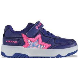 Lotto M&auml;dchen Sneaker, Gr. 25lila, fr.pink, Synthetik, mehrfarbig, Schuhe, - f&uuml;r einfaches An- & Ausziehen