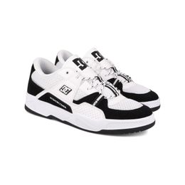 DC Shoes Herren Sneaker "Construct", Gr. 7,5, schwarz-wei&szlig;, Obermaterial:54.6% Leder, 20.9% Synthetikmaterial, 25.5% Microfaser;, Schuhe