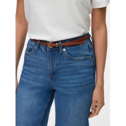 V&eacute;ro Moda VERO MODA Damen Tailleng&uuml;rtel "VMKATJA COATED BELT 2-PACK NOOS", schwarz, Gr. 90, unifarben, Materialmix, G&uuml;rtel