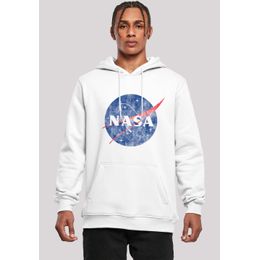 F4NT4STIC Herren Sweatshirt "NASA Classic Insignia Logo Distressed", wei&szlig;, Gr. S, Obermaterial: 65% Baumwolle, 35% Polyester, Sweatshirts,