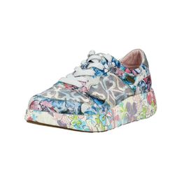 Laura Vita Damen Plateausneaker "Laura Vita Sneaker Leder/Textil", Gr. 39multi, Leder, Textil, Schuhe