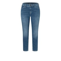 MAC Damen 7/8-Jeans "Dream Summer", blau, Gr. 40, Denim/Jeans, Obermaterial: 75% Baumwolle, 12% Modal, 9% Polyester, 4% Elasthan, Jeans, verk&uuml;rzt mit