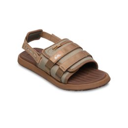 Sandale Quiksilver "Monkey Caged", Herren, Gr. 12(45), seneca rock, Obermaterial:Obermaterial: Textil / Au&szlig;ensohle: Gummi;, Schuhe Sandale