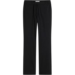 bonprix Damen Stretch-Hose "Stretch-Hose", schwarz, festlich, Gr. 44, Obermaterial: 72% Polyester, 24% Viskose, 4% Elasthan, Hosen, aus Polyester und