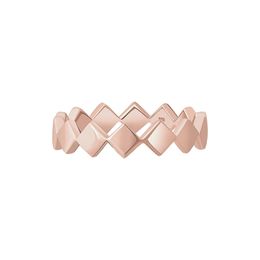 CAI CA&Iuml; Damen Fingerring "925 Sterling Silber ros&eacute; vergoldet Rauten", 054 (17,2)wei&szlig;, neutral, Fingerringe