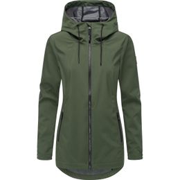 Ragwear Damen Kurzmantel "Zuzka Sport", gr&uuml;n, Basic, Gr. XL, Obermaterial: 100% Polyester; Innenfutter: 100% Polyester, M&auml;ntel, Wasserdichter kurzer