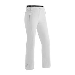Maier Sports Damen Skihose "Vroni slim", wei&szlig;, Gr. 40, 100% Polyester, Hosen, Damen Schneehose, wind- und wasserdicht, 2 RV-Taschen, Slim Fit