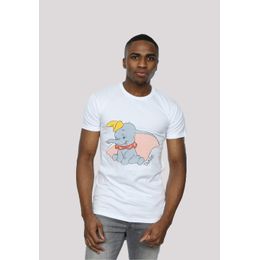 F4NT4STIC Damen T-Shirt "Disney Dumbo Classic", wei&szlig;, Gr. XL, Obermaterial: 100% Baumwolle, Shirts, Print