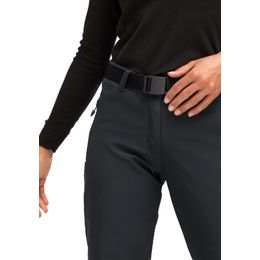 Maier Sports Damen Funktionshose "Tech Pants W", schwarz, Gr. 21, Vorderseite: 92% Polyester, 8% Elasthan. R&uuml;ckseite: 100% Polyester, Hosen, Warme