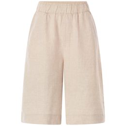 Knowledge Cotton Apparel Damen-Bermudahose Leinen M Natur