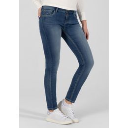 Timezone Damen 5-Pocket-Jeans "Tight AleenaTZ", blau, Gr. 30, 83% Baumwolle 15% Polyester 2% Elastan, Jeans