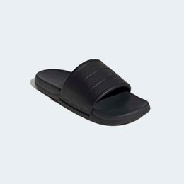 Damen Badesandale "ADILETTE COMFORT 2.0 BADESCHLAPPEN", adidas Sportswear, Gr. 42core schwarz, core schwarz, carbon, Synthetik, Schuhe, Badelatschen