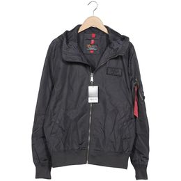 Alpha Industries Jacke Herren Gr&ouml;&szlig;e L Second Hand grau