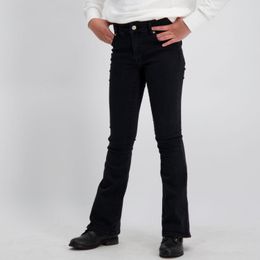 Cars Jeans M&auml;dchen Weite Jeans "Jeans Veronique", schwarz, Gr. 8, Abriebeffekte, Denim/Jeans, Obermaterial: 98% Baumwolle, 2% Elasthan, Jeans, im