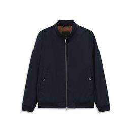 Bugatti Herren Blouson "Regular Fit"390, marine, Gr. 50, unifarben, 35% Baumwolle, 35% Lyocell, 30% Polyester, Jacken, mit Strick-Eins&auml;tzen und