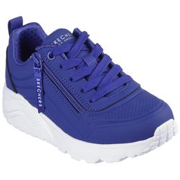 Skechers Damen Sneaker "UNO LITE", Gr. 33, blau, Lederimitat, unifarben, Schuhe, Plateausneaker, Chunky Sneaker, Keilsneaker mit cooler Laufsohle
