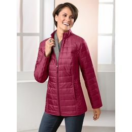 Classic Basics Damen Steppjacke, rot, Gr. 48, unifarben, 100% Polyester, Jacken
