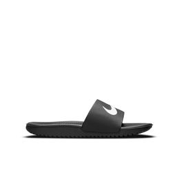 Nike Sportswear M&auml;dchen Badesandale "Kawa (GS)", Gr. 37,5, schwarz-wei&szlig;, Synthetik, unifarben, Schuhe, Badelatschen f&uuml;r Kinder & Jugendliche