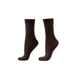 CALZEDONIA Socks female Brown size One Size