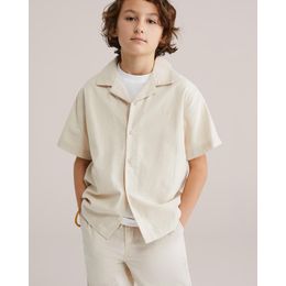WE Fashion Hemd Jungen Gr&ouml;&szlig;e 110/116 beige