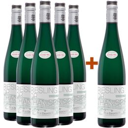 Weingut Thanisch Weingut Witwe Dr. H. Thanisch, Erben M&uuml;ller-Burggraef 5+1 Paket alkoholfrei Riesling - Mosel &ndash; Probierpaket Entalkoholisierter Wein