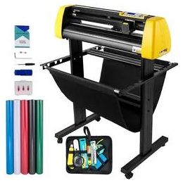 VEVOR Vinyl-Schneidemaschine, 870 mm Max Papierzufuhr Schneideplotter, automatische Kamera Kontur Schneiden LCD-Bildschirm Drucker mit Stand einstellbare Kraft & Geschwindigkeit