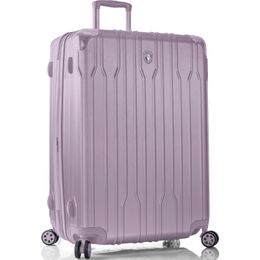 Hartschalen-Trolley Heys "Xtrak, in verschiedenen Farben und Gr&ouml;&szlig;en", Gr. B/H/T: 53cm x 76cm x 30cm 127 l, lila (lavender), Polycarbonat-Verbundwerkstoff, festlich, Koffer, Heys x Joachim Llambi Handgep&auml;ck-Koffer TSA Schloss Volumenerweiterung